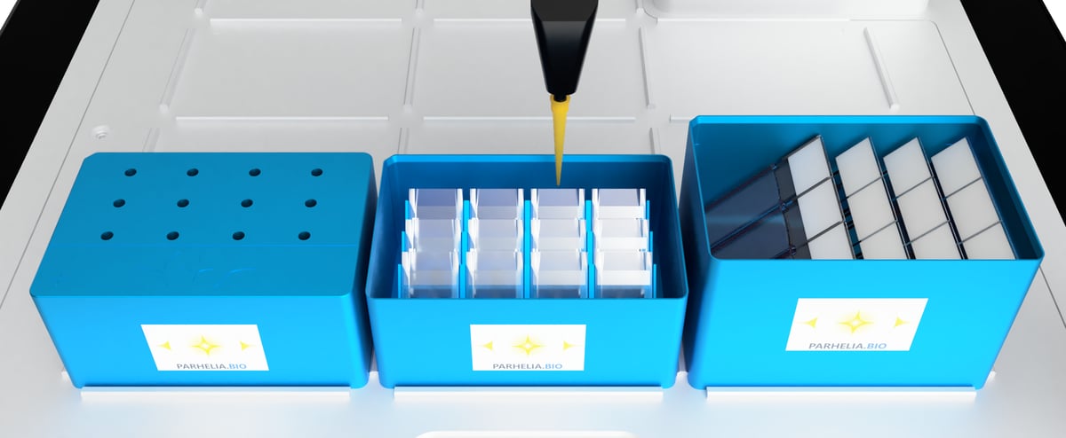 Complete Automated Tissue Staining with Parhelia Bio’s Omni-Stainer on the OT-2